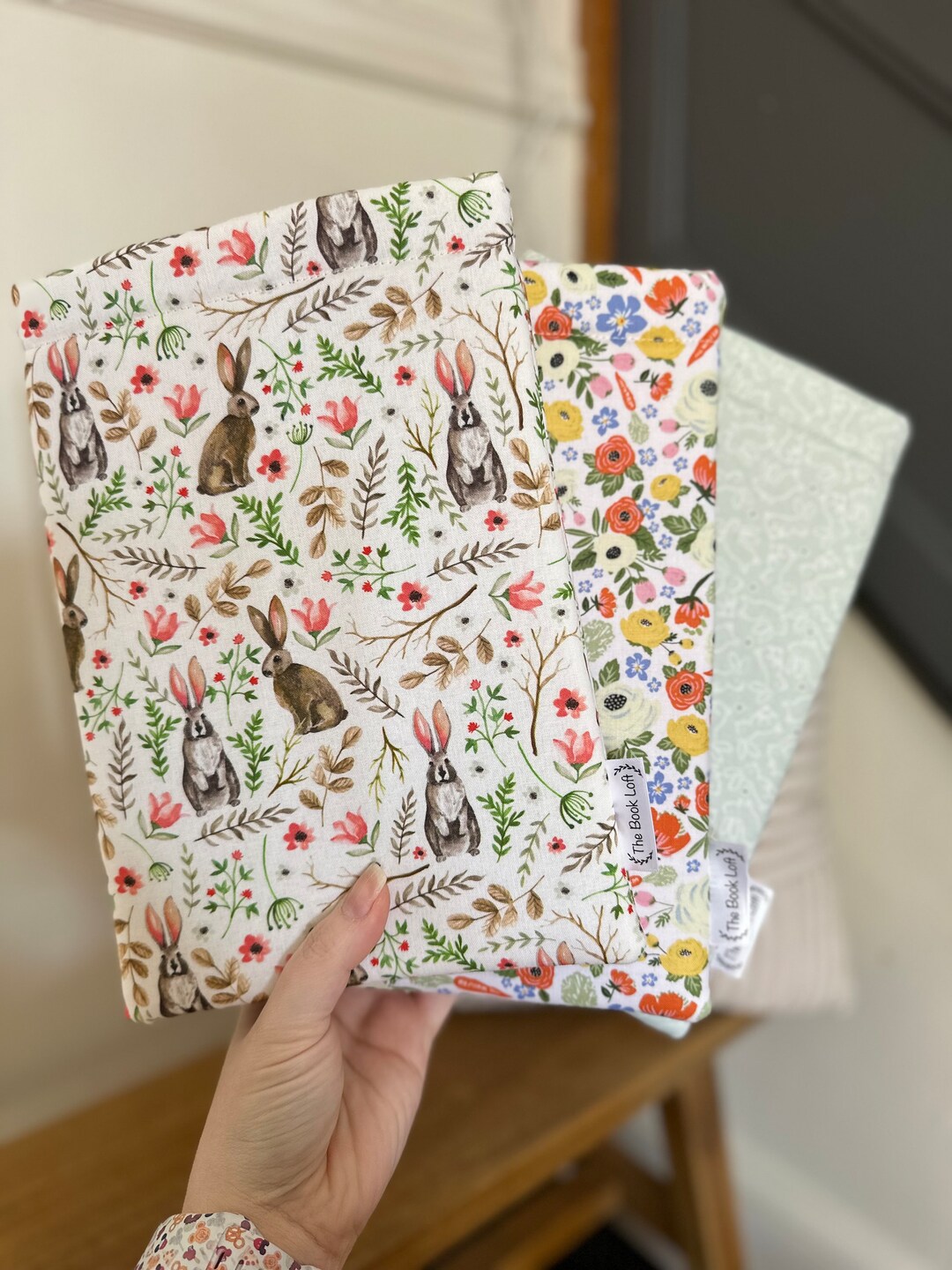 Paperback Book Sleeve Easter Bunnies Padded Book Sleeve - Etsy