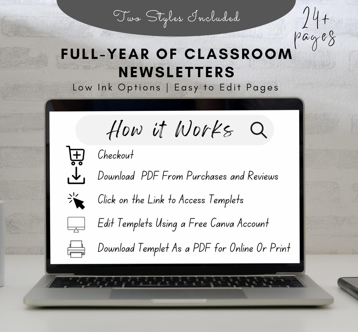 Full Year DAYCARE NEWLETTER BUNDLE, Childcare Newsletters, Classroom ...