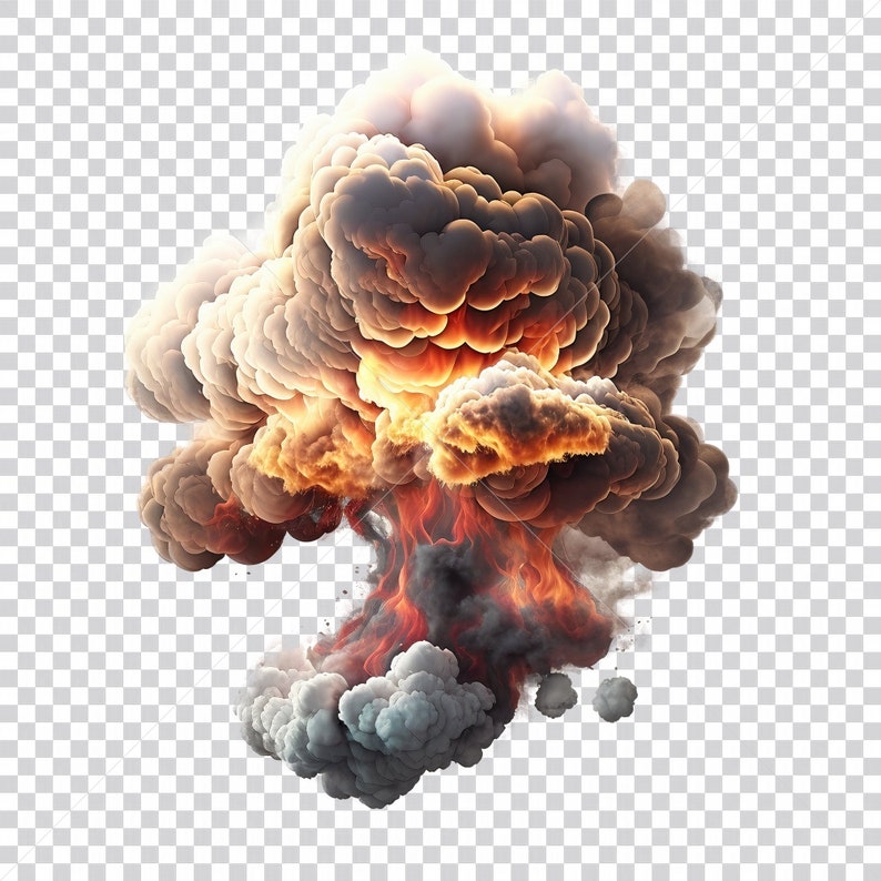 Flame Clouds PNG Images Bundle: Fiery and Dramatic Clouds With Flames ...