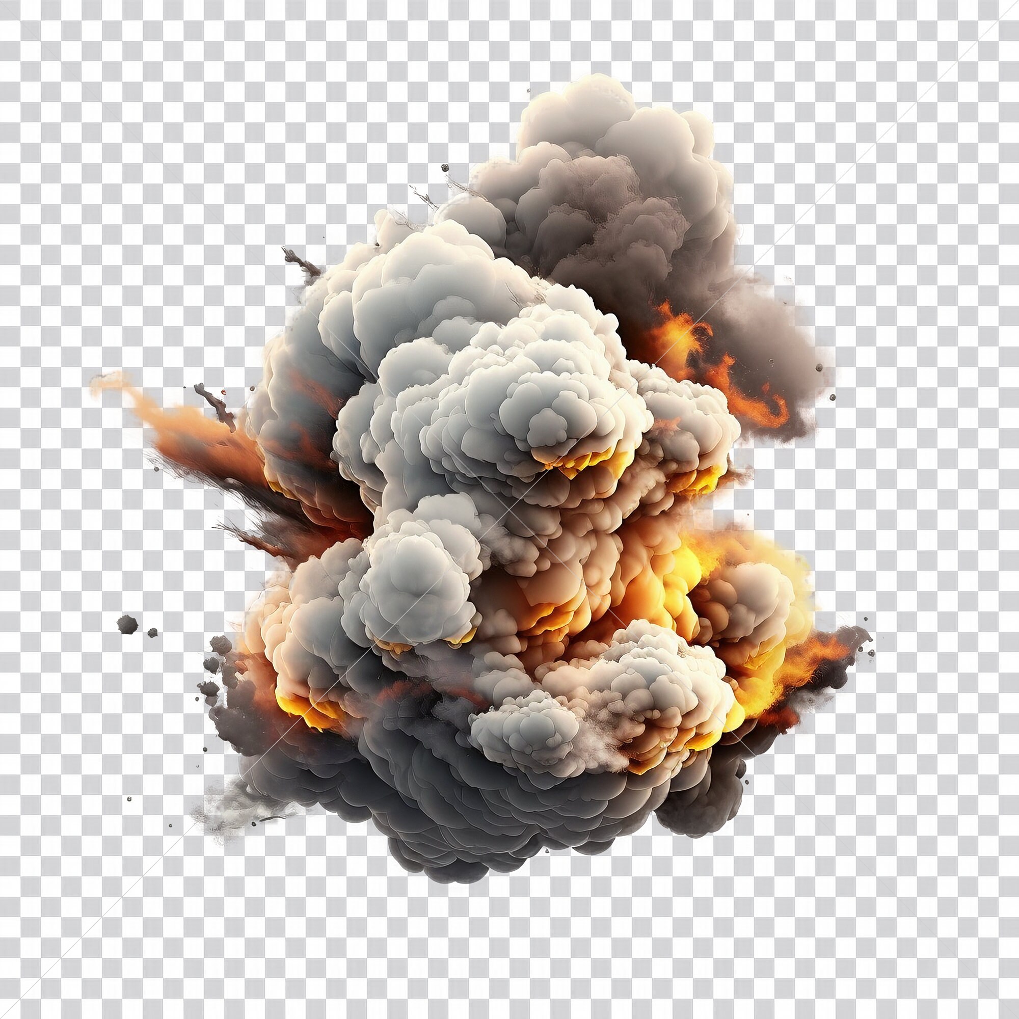 Flame Clouds PNG Images Bundle: Fiery and Dramatic Clouds With Flames ...
