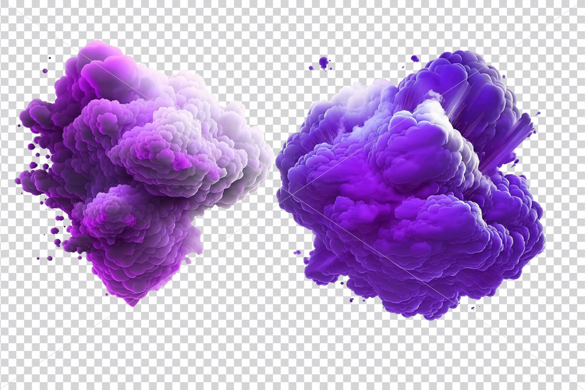 Purple Cloud Bundle: 11 Stunning PNG Files for Dreamy Designs - Etsy