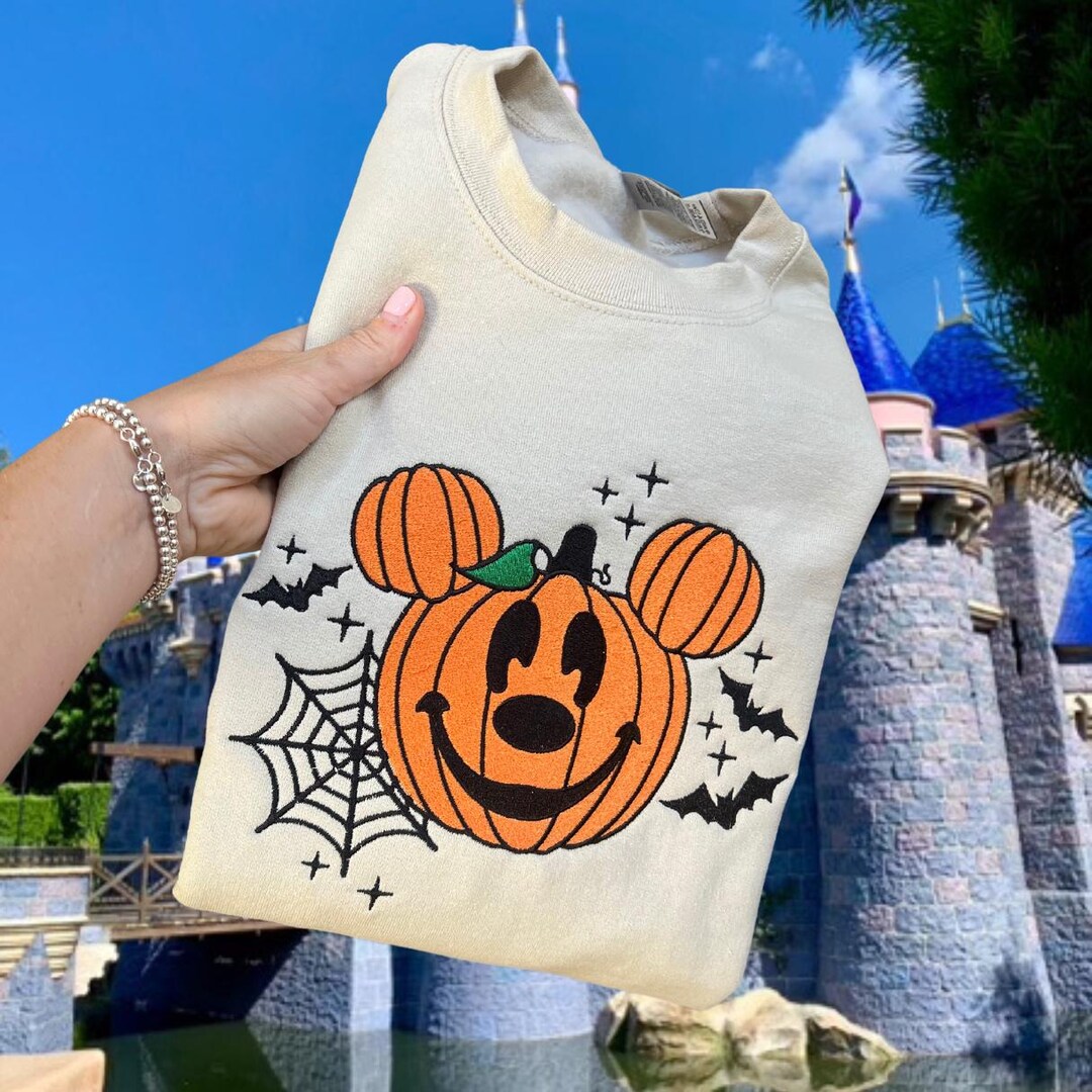 Disneyland Halloween Embroidery, Disneyland Embroidered Sweater ...