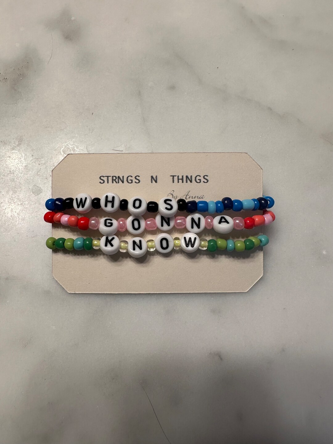 Beaded Friendship Bracelets for Three - Etsy