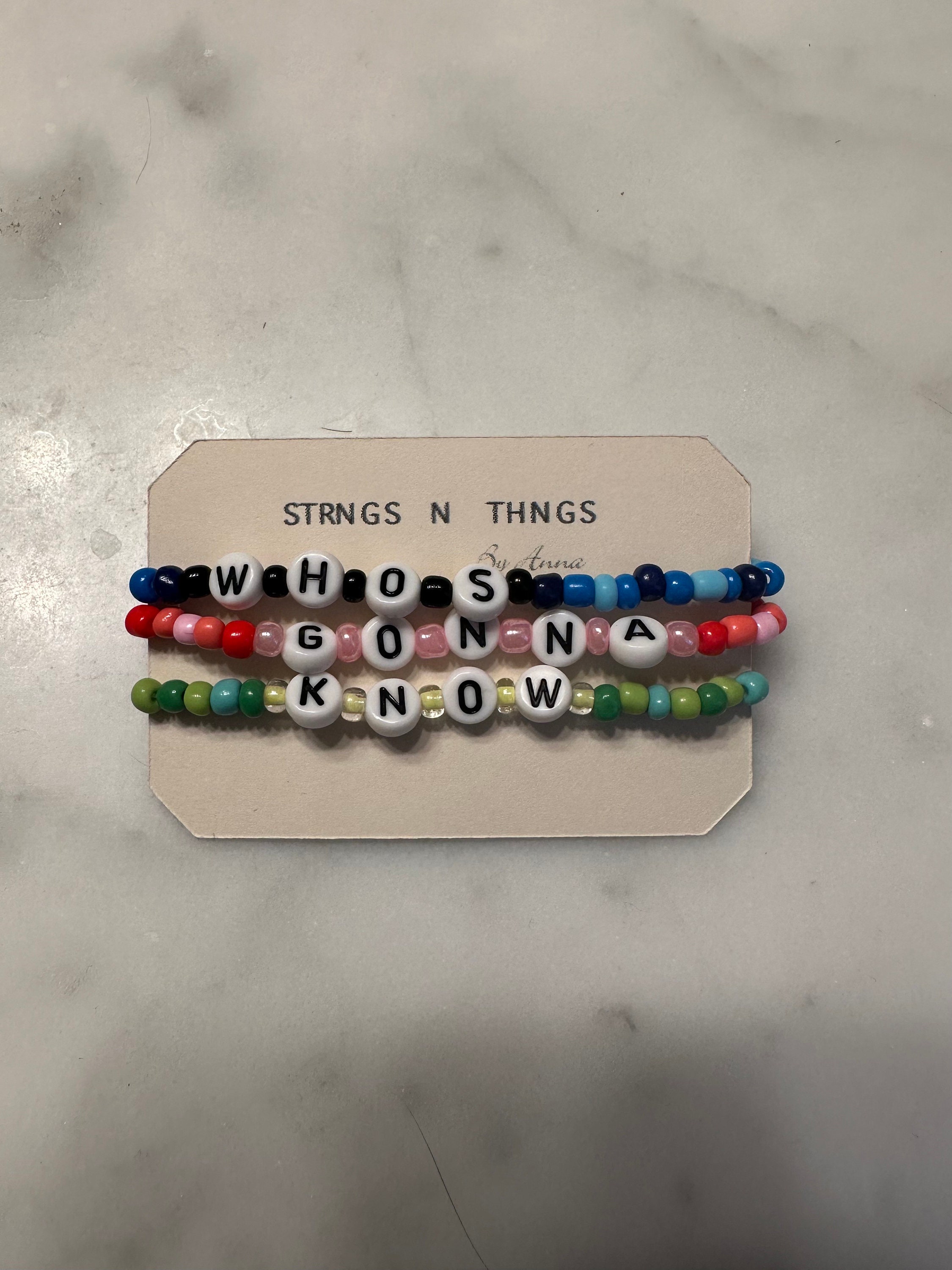 Beaded Friendship Bracelets for Three - Etsy