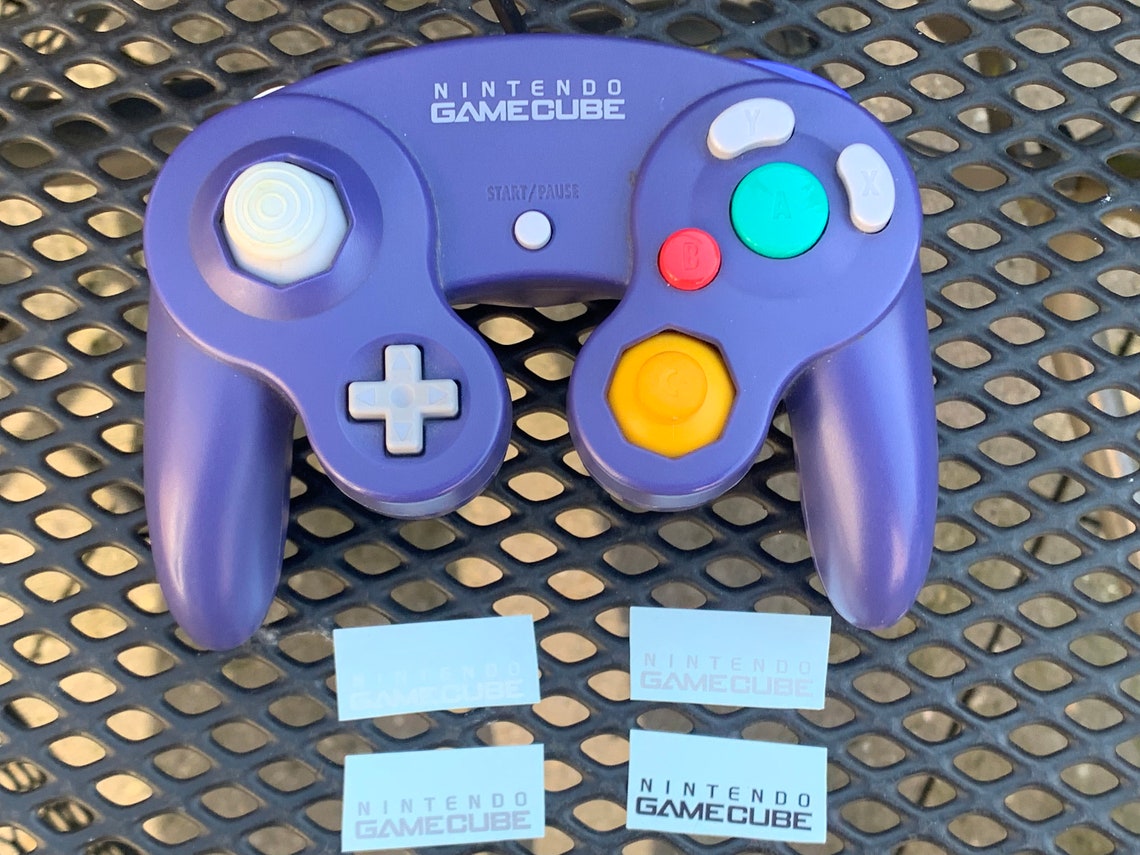 Gamecube Controller Logo Decal COLOR OPTIONS - Etsy