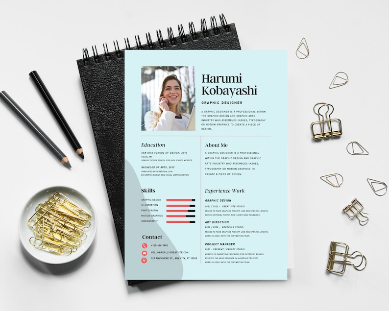 Resume Template Professional Resume Template Resume Template With Photo ...
