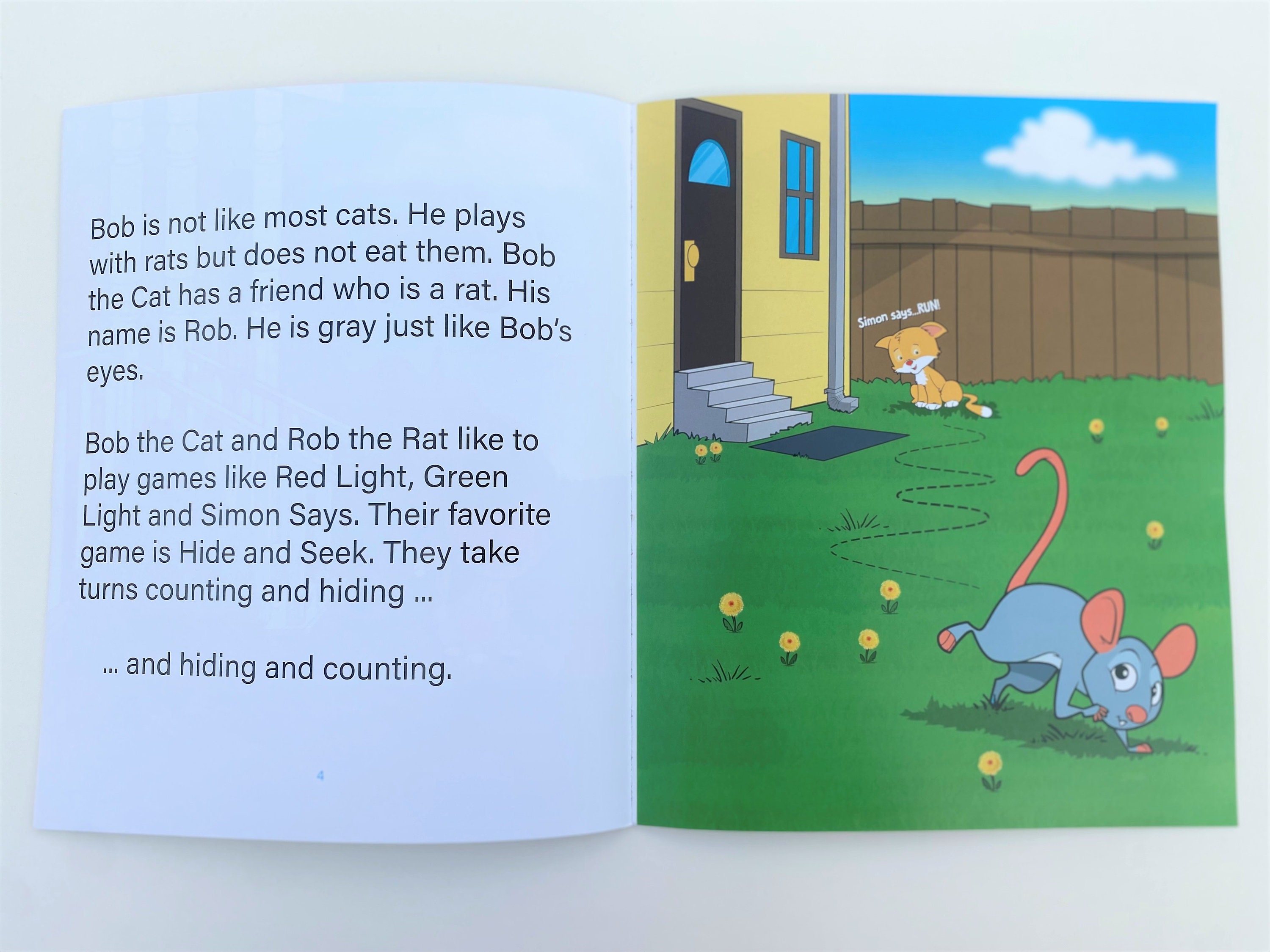 Bob the Cat & Rob the Rat, Children's Book About Friendship, Animals ...