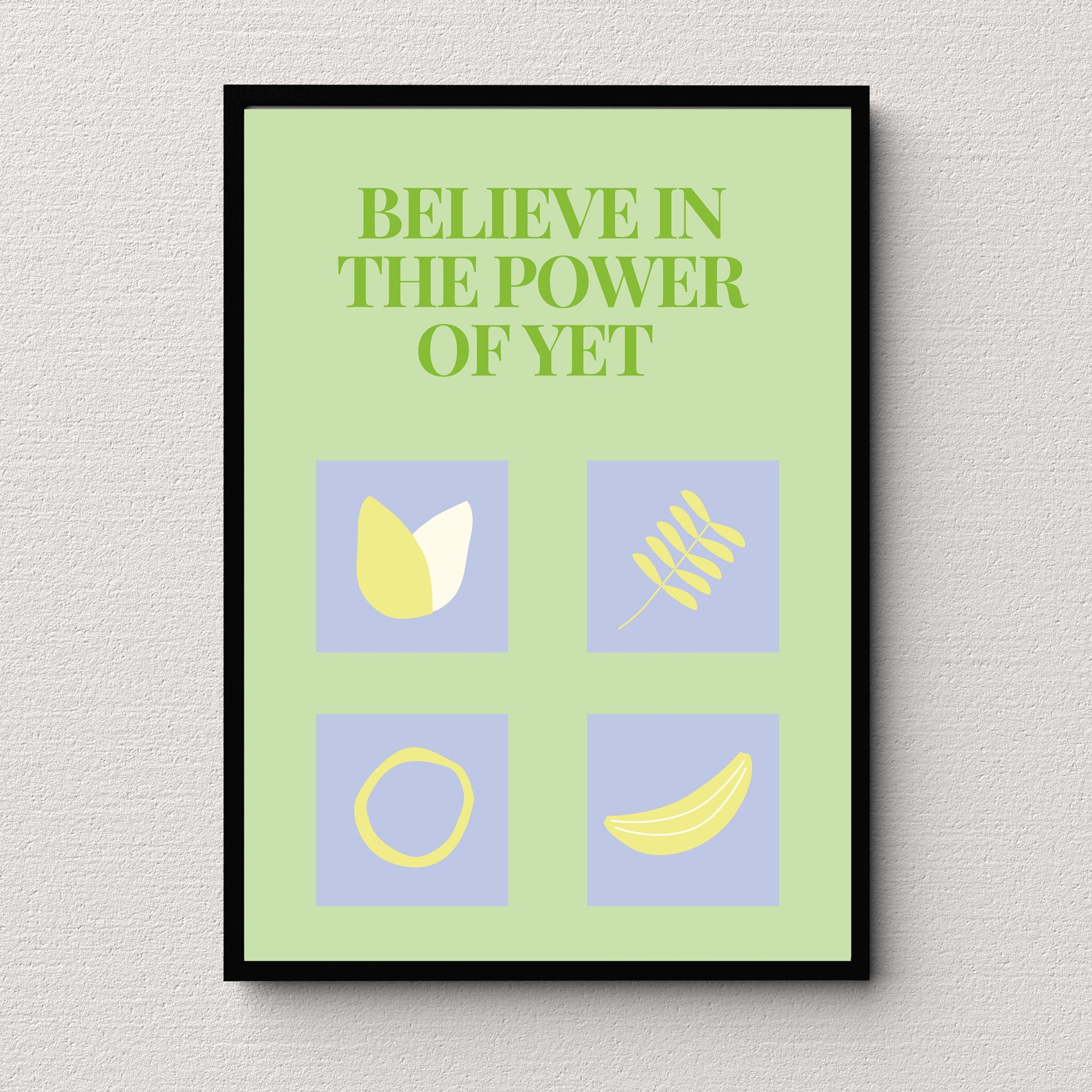 Classroom Posters, Motivational, Power of Yet, Growth Mindset, Colorful ...