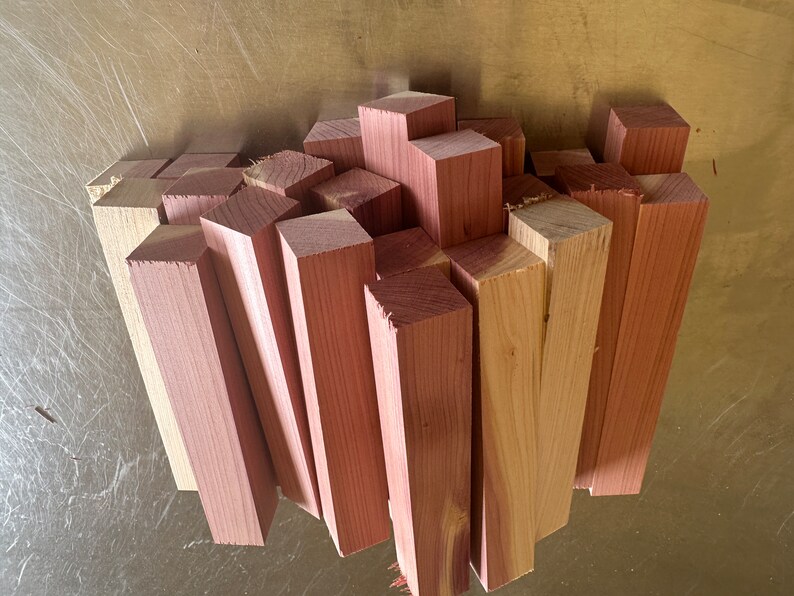 20 Aromatic Eastern Red Cedar Pen Blanks - Etsy