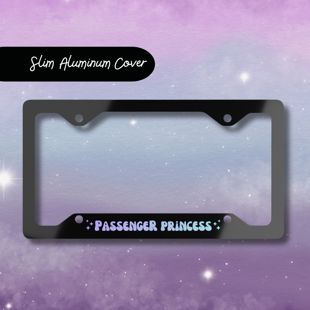 Passenger Princess License Plate Frame, Pink License Plate Frame, Gifts ...