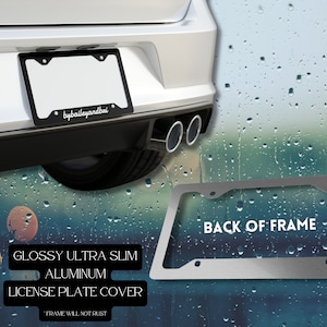 Custom License Plate Frame | Personalized License Plate Frame | Custom ...