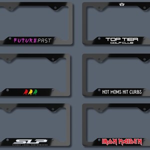 Custom License Plate Frame, Personalized License Plate Frame, Custom ...