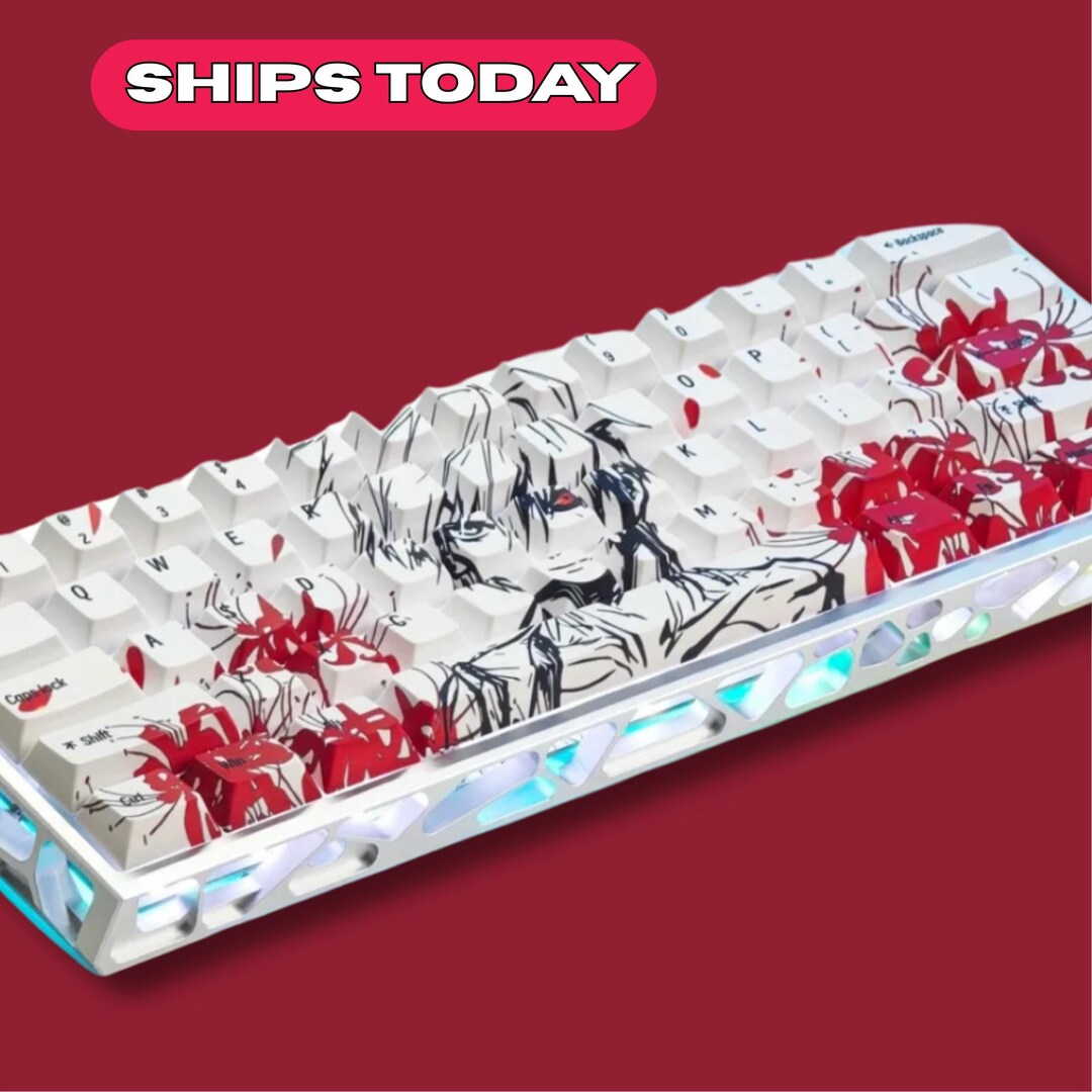 Japanese Style Anime Keycaps | 73 Key Cherry Profile Layout ...