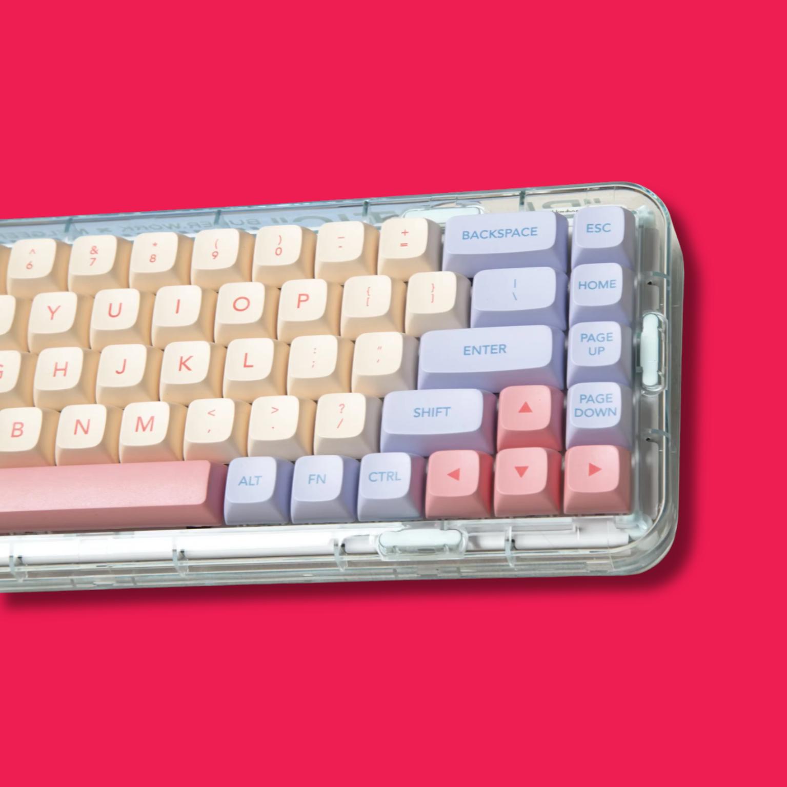 132 Keys Candy Keycap Set | Cute Kawaii Bubblegum Pastel Mechanical ...