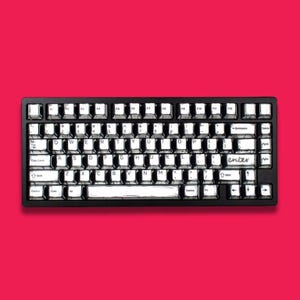 Comic-inspired Sketch Keycaps Set – Hand-drawn Look Mechanical Keyboard ...
