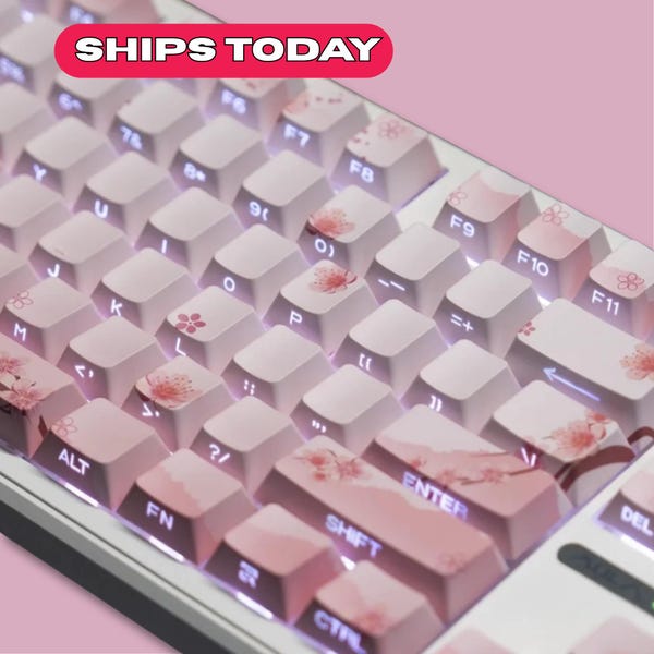 Pink Keycaps - Etsy