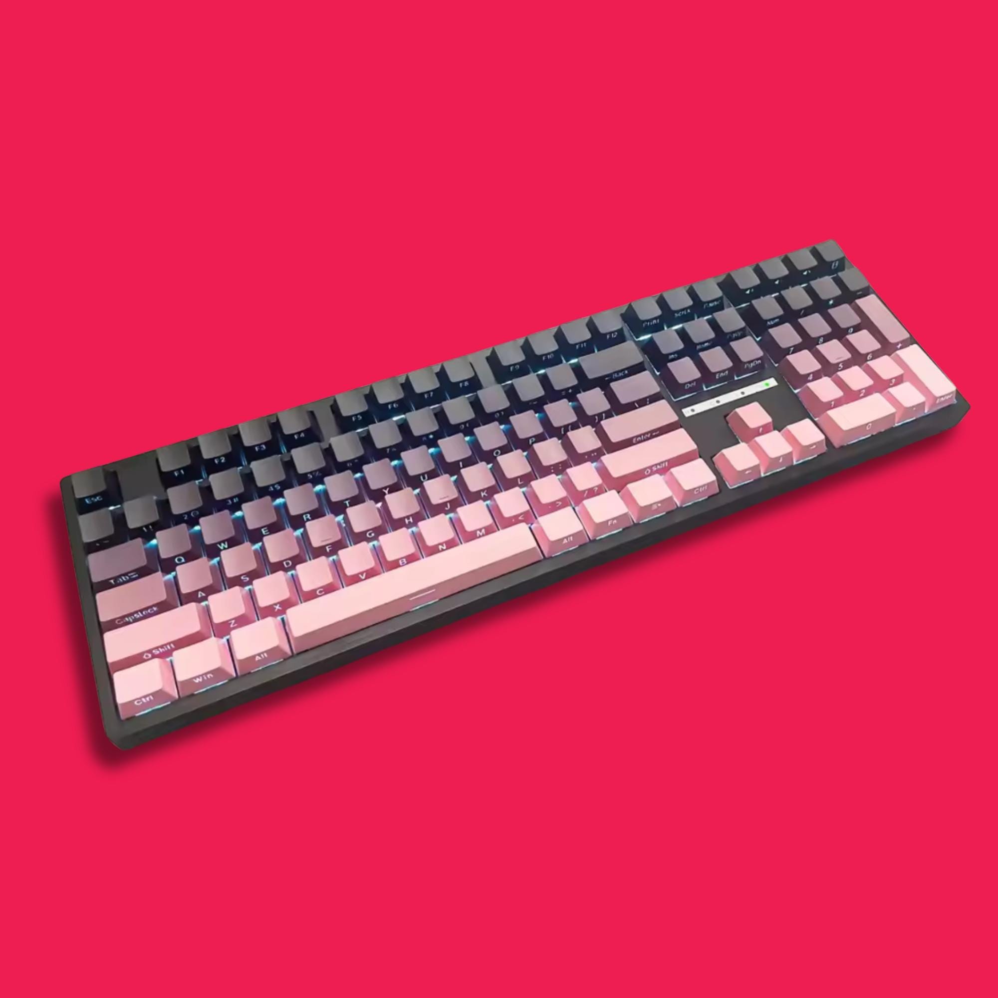 Green Gradient Keycap Set – Pastel Ombre Mechanical Keyboard Keycaps in ...