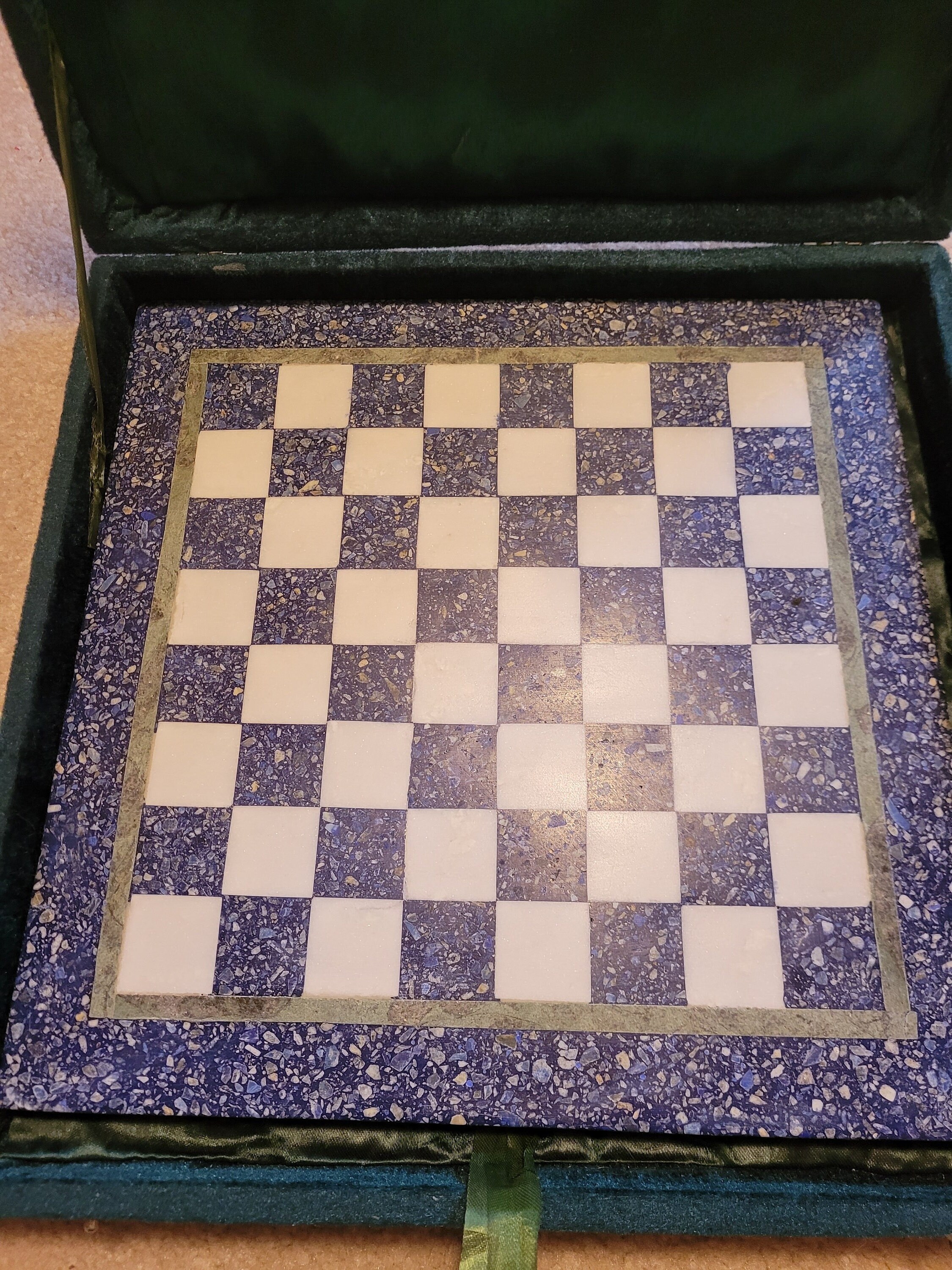 Vintage Marble Chess Set - Etsy