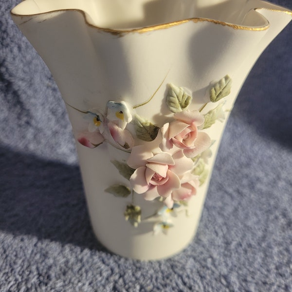Lefton China Vase - Etsy