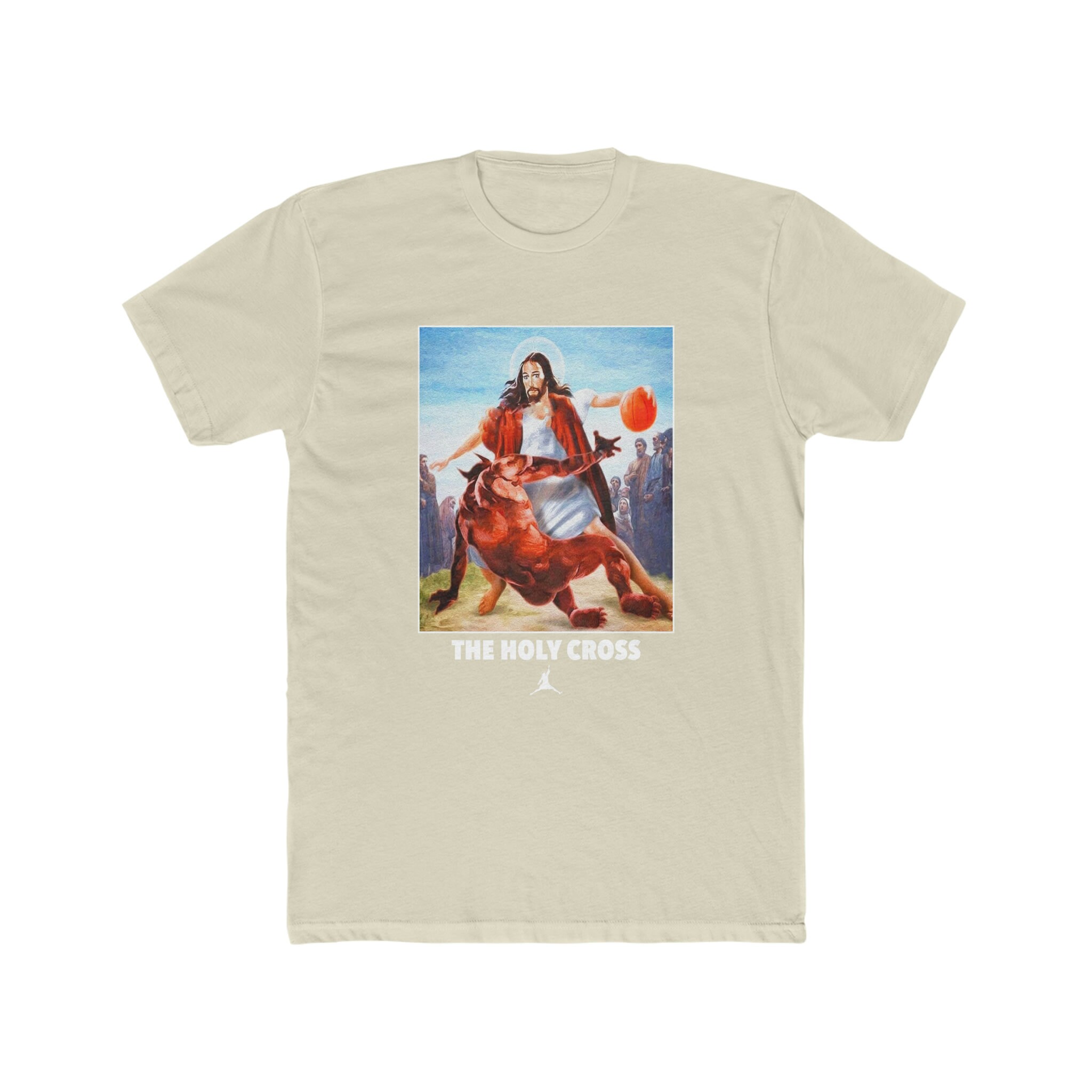 The Holy Cross Jesus Dribbling Basketball Shirt Funny - Etsy