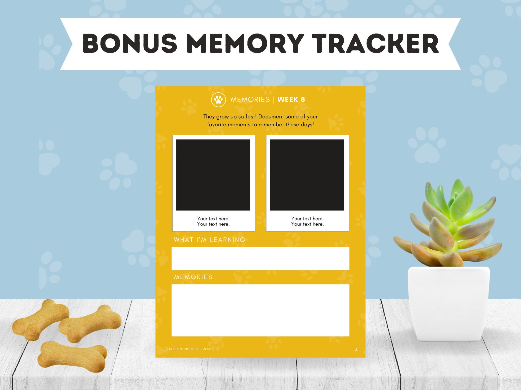 Daily Puppy Schedule Editable in Canva, Printable, Digital Puppy ...