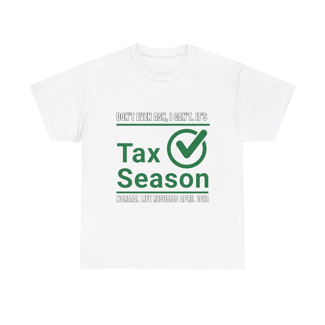 Tax Season Checkmark T-shirt | Funny Tax Filing Shirt, Accountant Humor ...