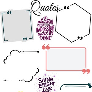 Favorite Quote Tracker | PDF Printable - Etsy