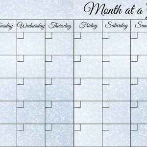 Monthly Overview Pages | PDF Printable - Etsy