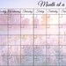 Monthly Overview Pages PDF Printable - Etsy