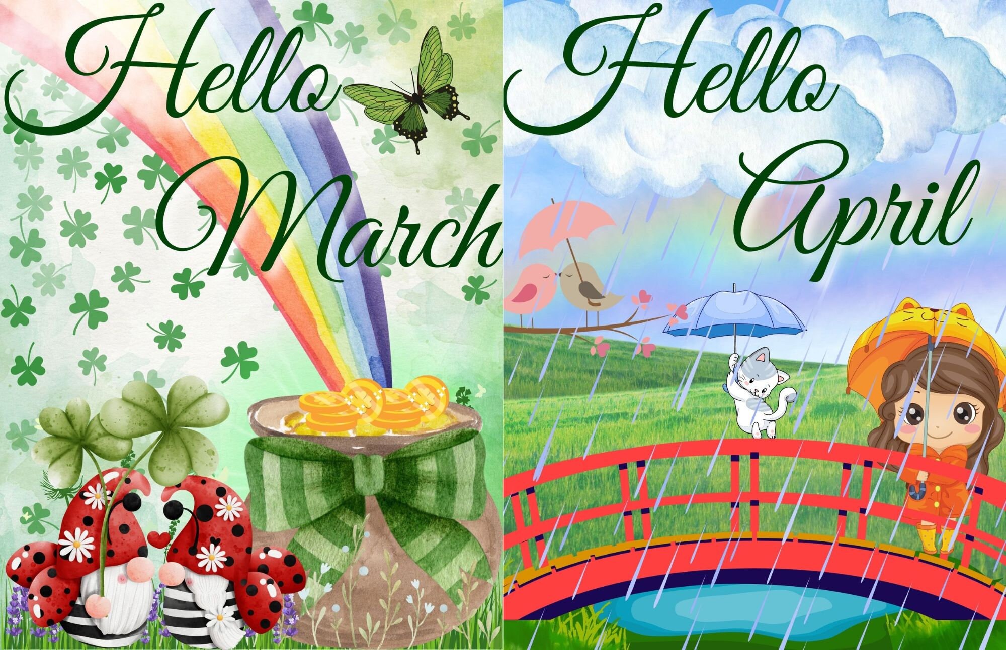 Monthly Cover Pages PDF Printable - Etsy