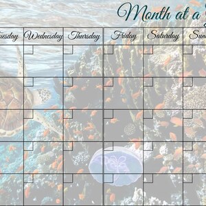 Monthly Overview Pages | PDF Printable - Etsy