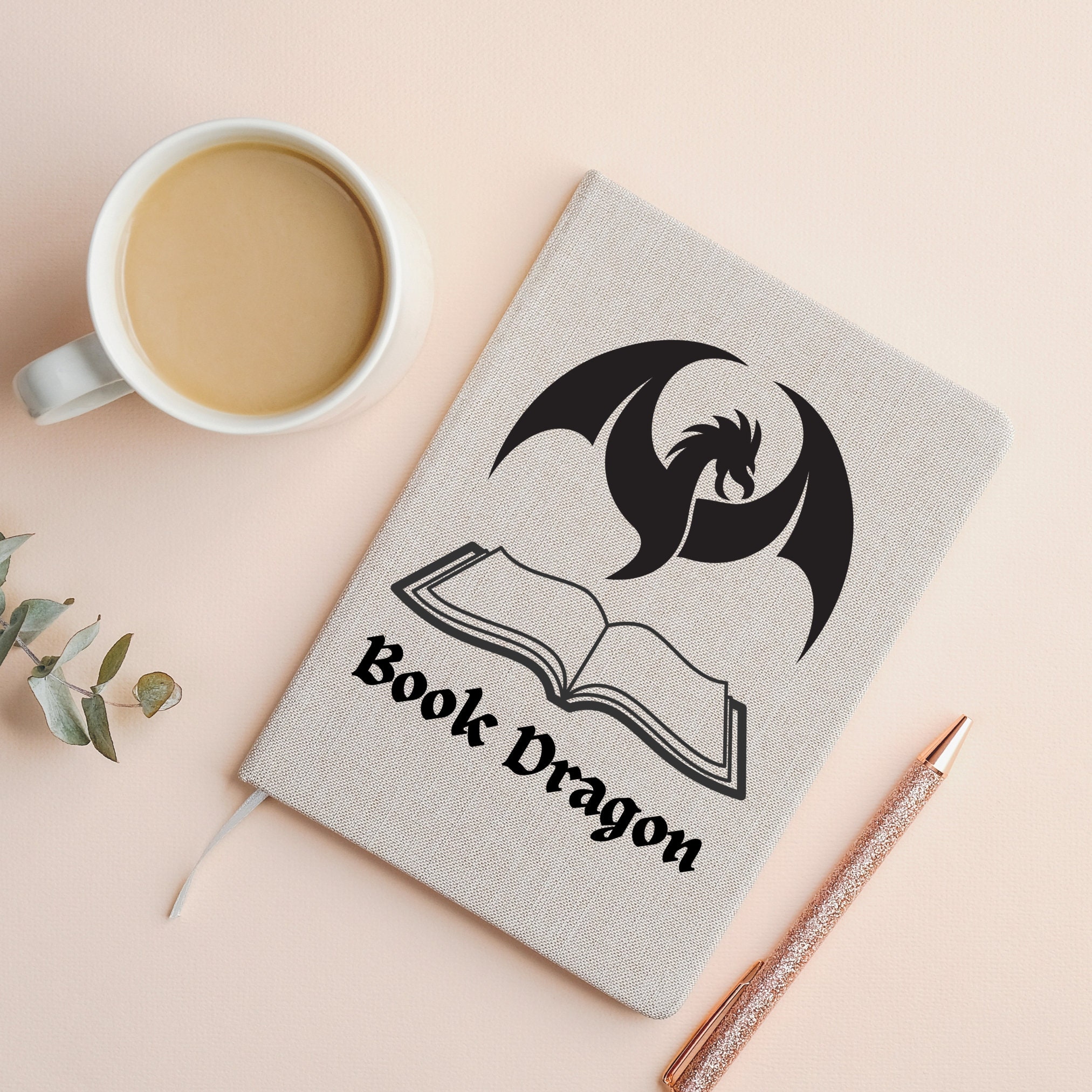 Book Dragon | SVG & PNG Digital Download - Etsy