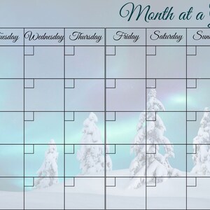 Monthly Overview Pages | PDF Printable - Etsy