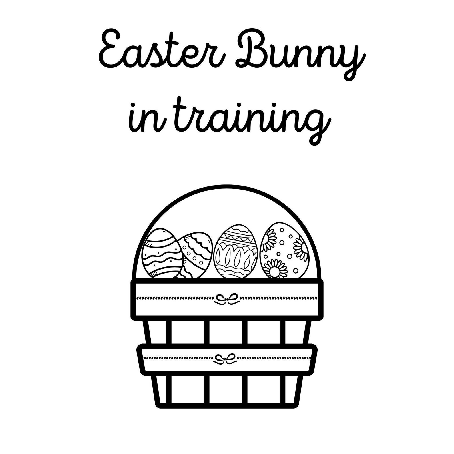 Easter Bunny in Training | SVG & PNG Digital Download - Etsy