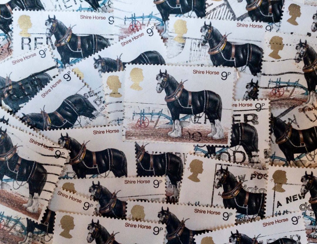 Great Britain Postage Stamps/horses/shire Horse/1978 - Etsy