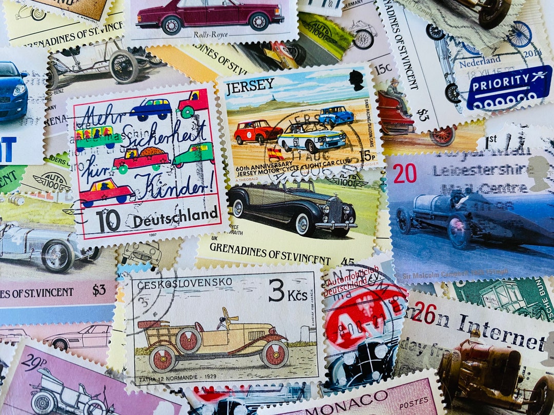 Transport land Postage Stamp Packs - Etsy