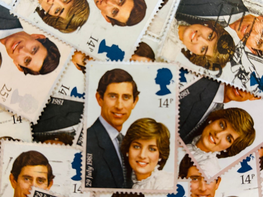 Great Britain Postage Stamps/royal Wedding/prince Charles and Lady ...