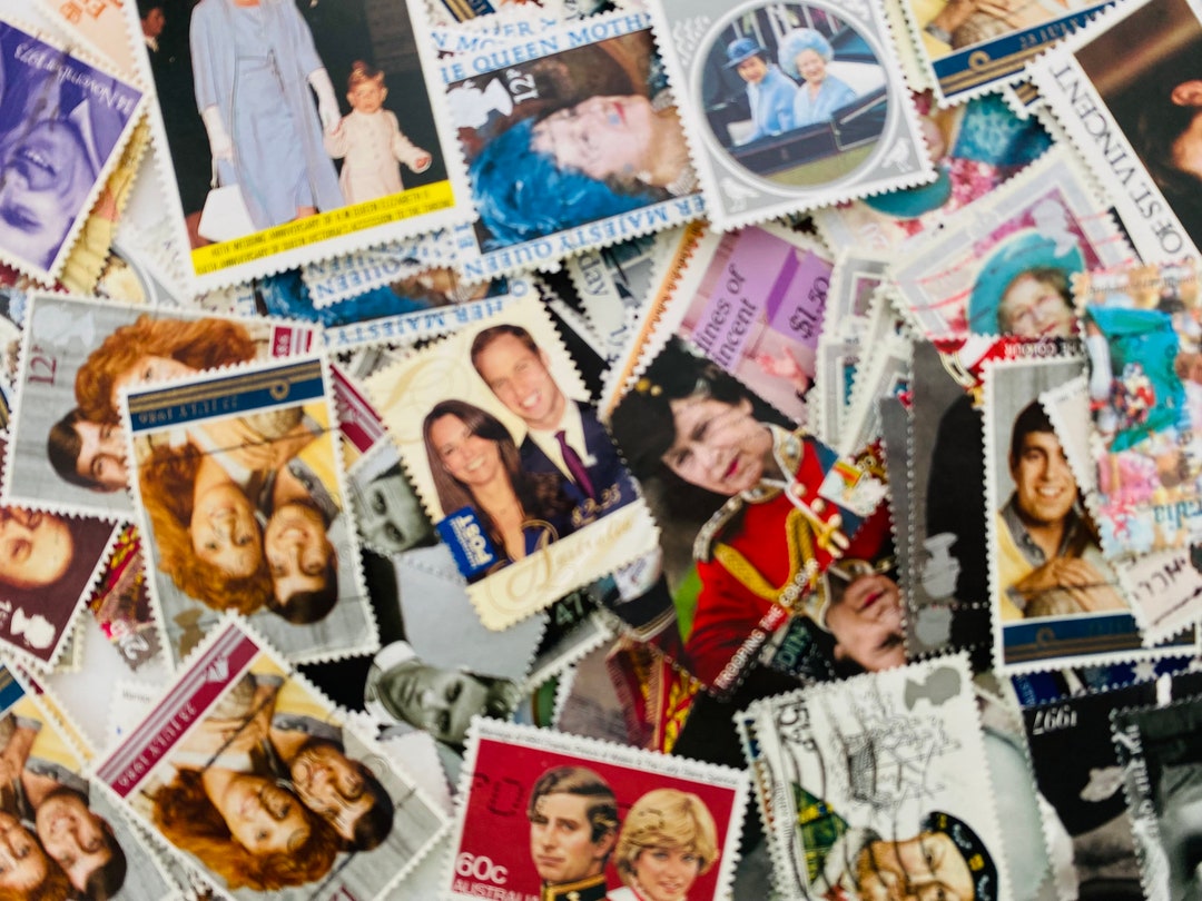 British Royalty - Postage Stamp Packs - Etsy