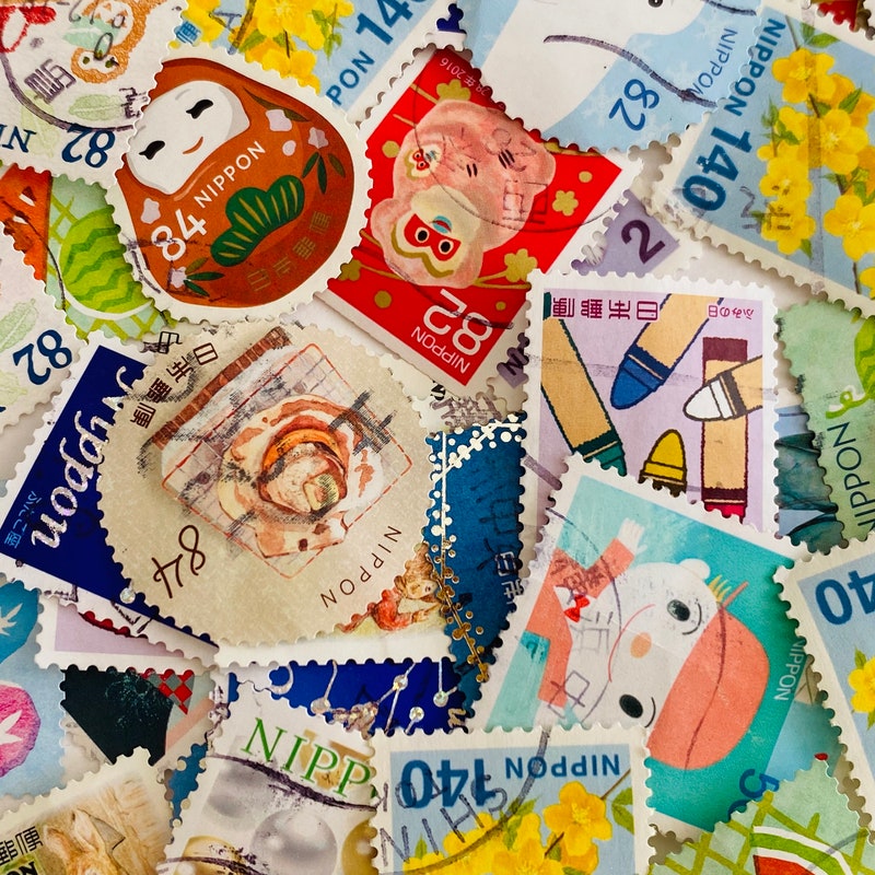 Japanese Stamps - Etsy