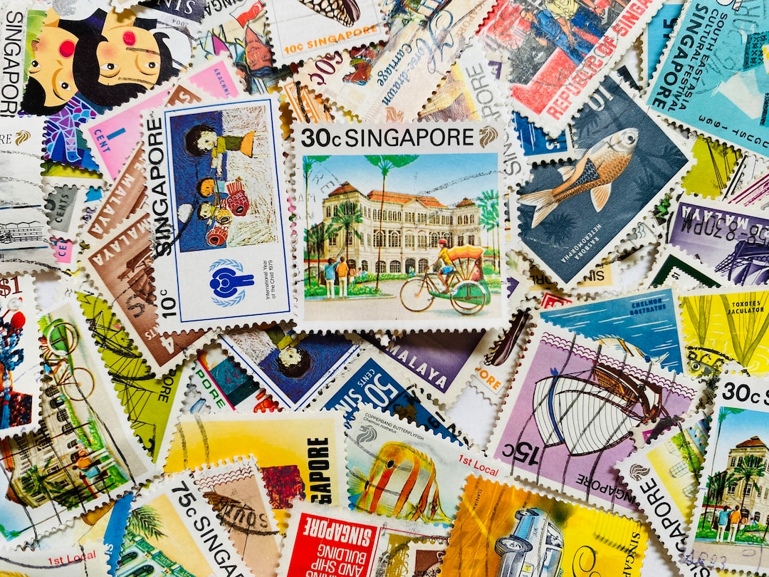 Singapore Postage Stamps - Etsy