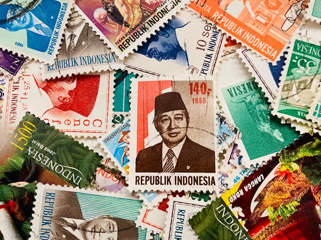 Indonesian Postage Stamps - Etsy