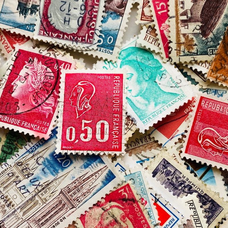 French Stamps - Etsy