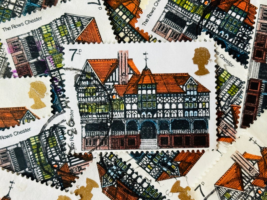 Great Britain Postage Stamps/the Rows, Chester/1975 - Etsy