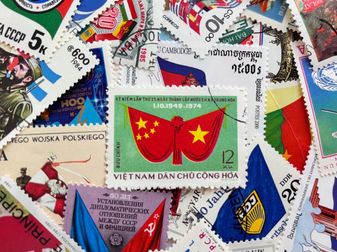 Flags - Postage Stamp Packs - Etsy