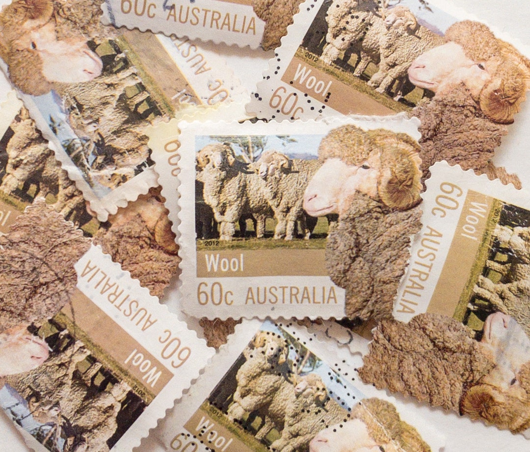 Australia Postage Stamps/farming Wool - Etsy