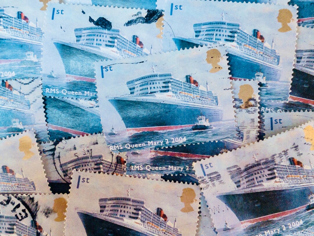 Great Britain Postage Stamps/ocean Liners/rms Queen Mary 2, 2004 - Etsy