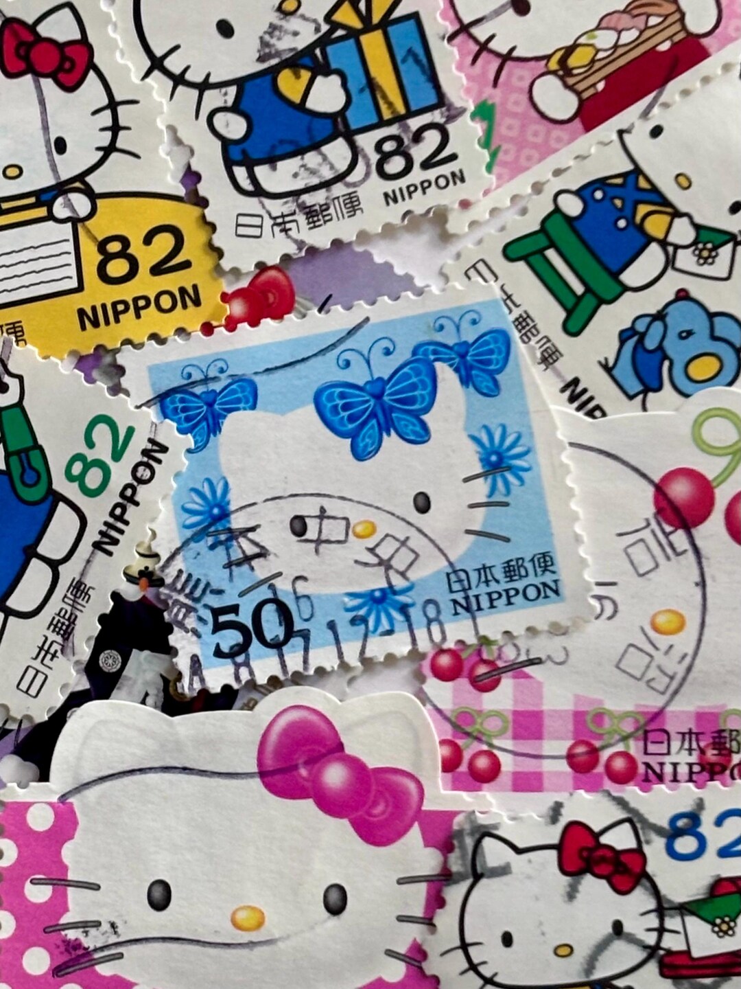 Hello Kitty Collection 4 - Japan Postage Stamps - Etsy