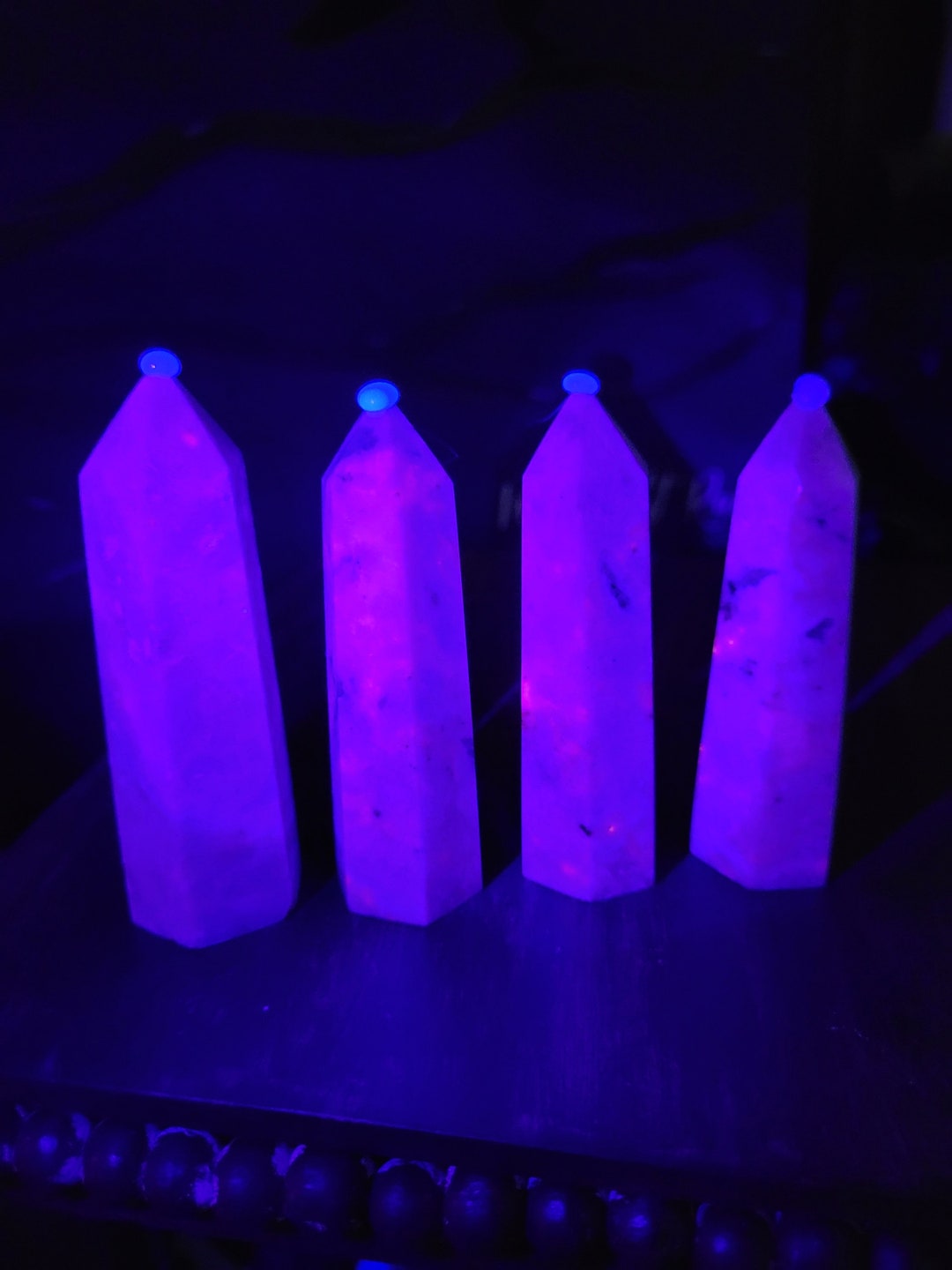 Hackmanite UV Reactive Towers UNIQUE - Etsy