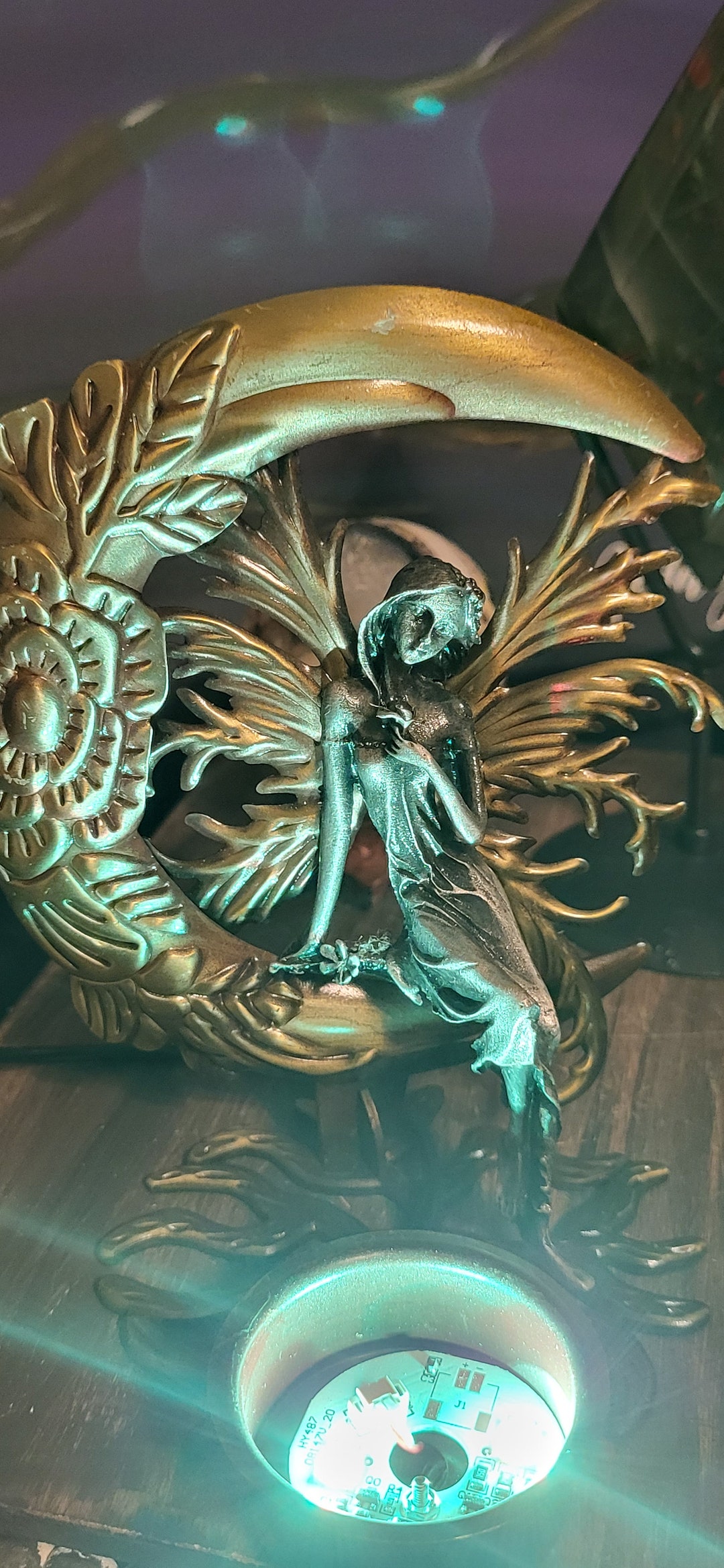 Touch Light Fairy Sphere Holder, Light up Sphere Holder, Color Light up ...