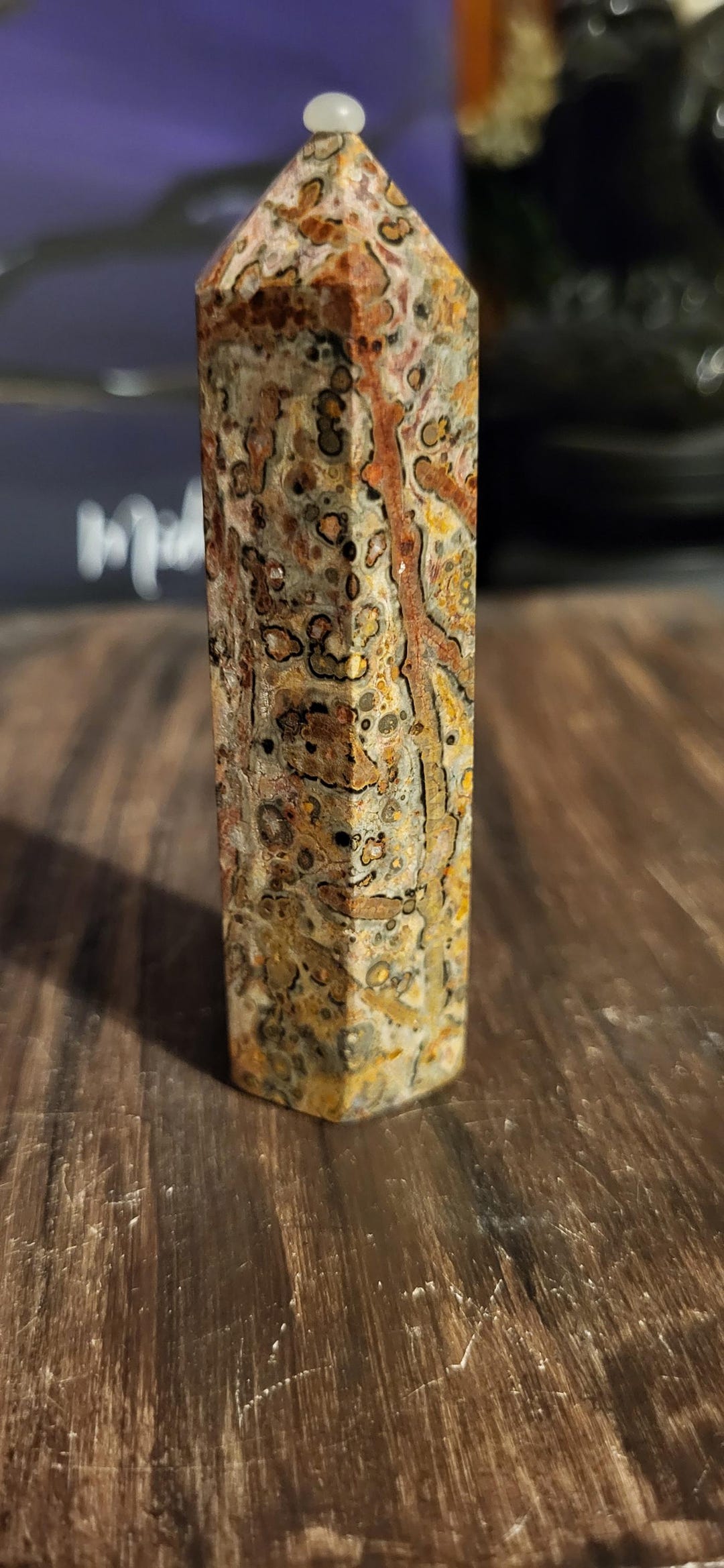 Leopard Skin Jasper Tower. Nice Coloring and Patterns! Great Crystal ...
